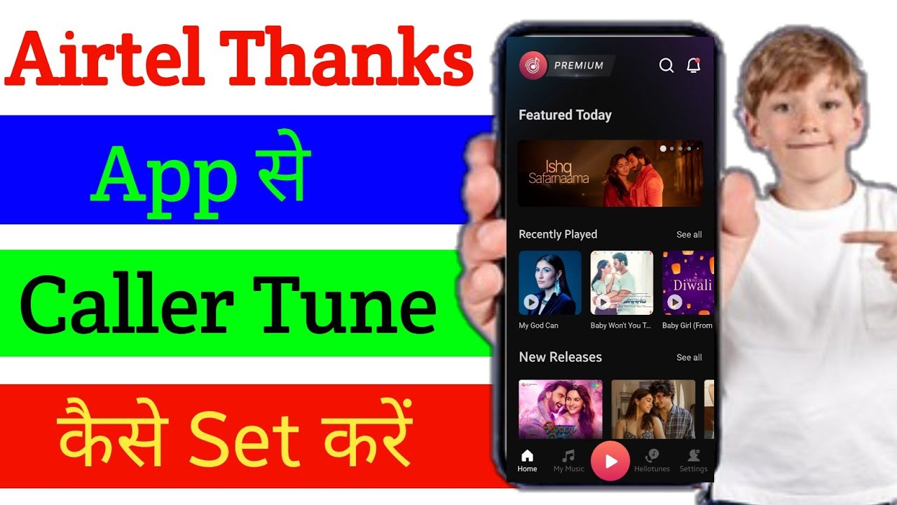 Airtel Thanks App Se Hello Tune Kaise Lagaye 2024 | How To Set Airtel ...