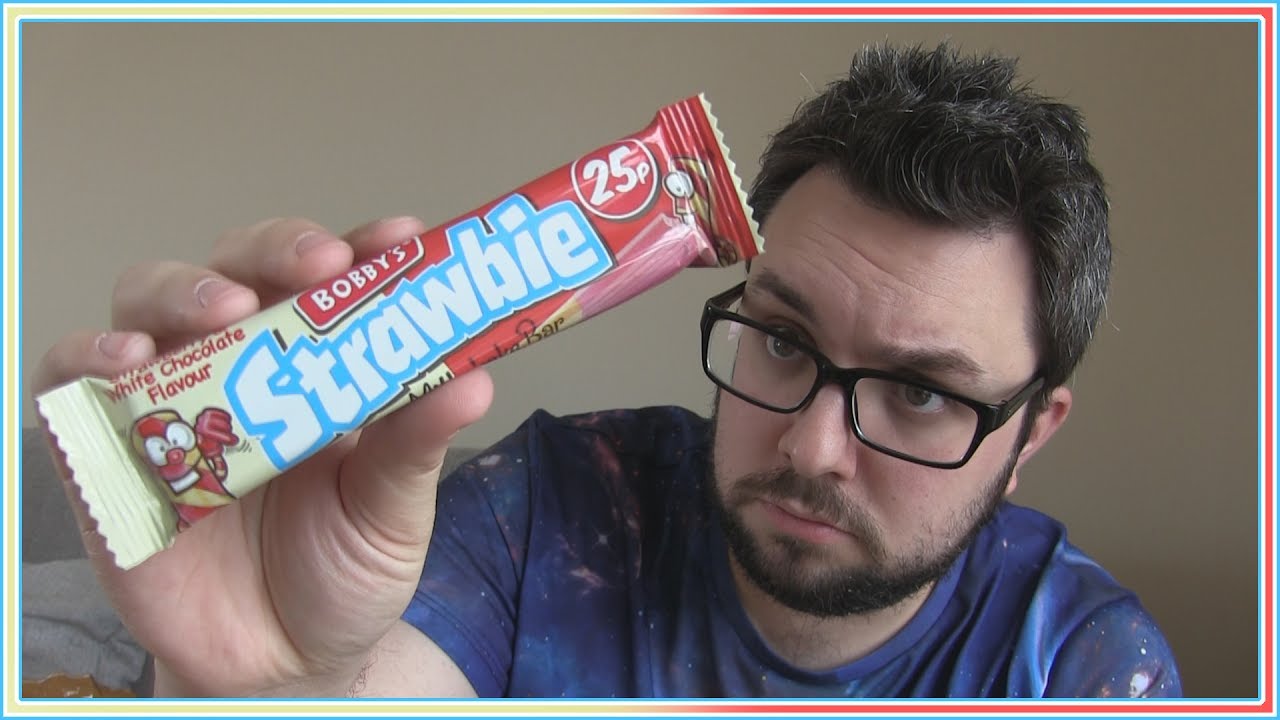 Bobby's Strawbie Review (Strawberry Milkshake Chocolate) - YouTube