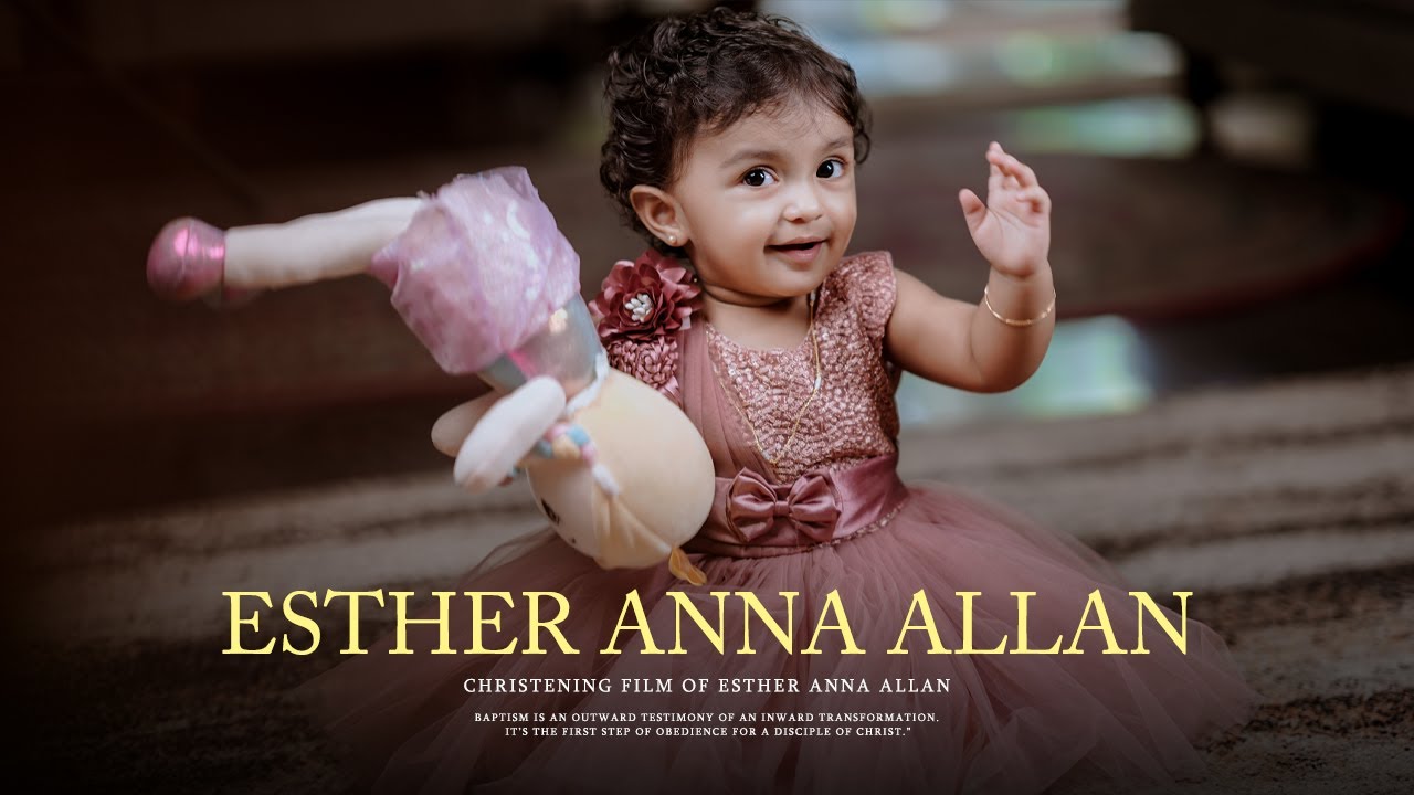 Holy Christening Film - Catch the Trending Baptism Film of Esther Anna ...