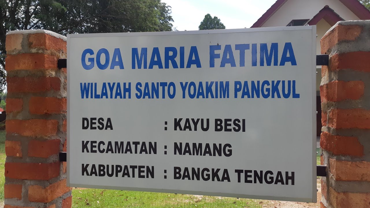 Gua Maria Fatima, Ziarah Awal Mei - YouTube