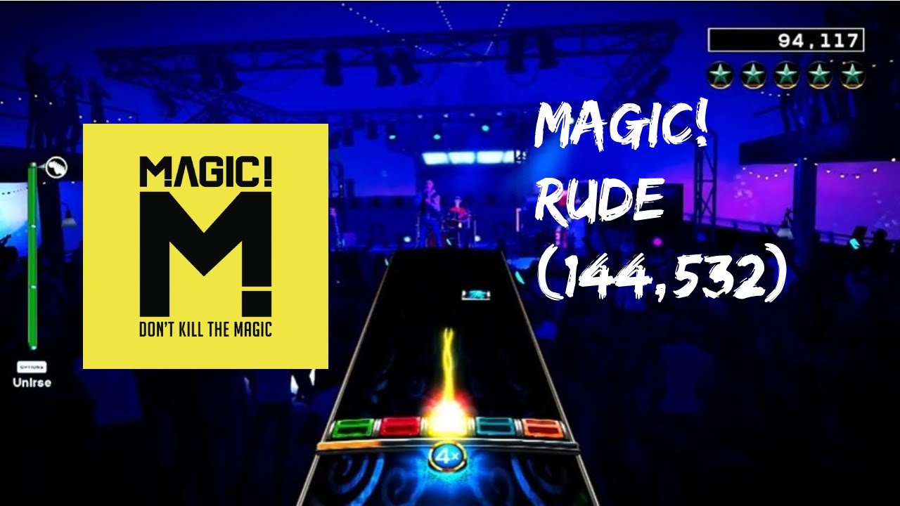 Rock Band 4 DLC: "Rude - MAGIC!" Guitar 100% (144,532) - YouTube