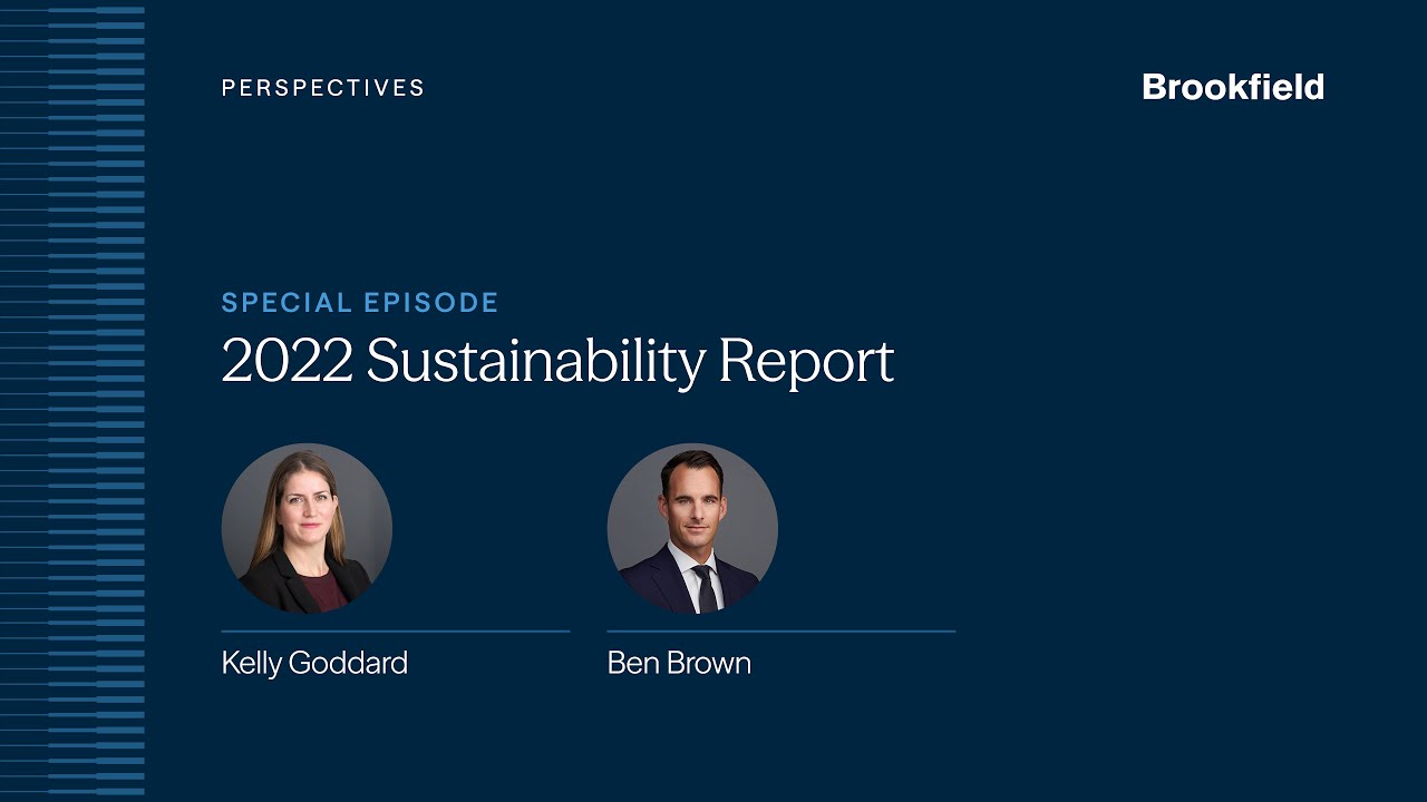 Brookfield's 2022 Sustainability Report - YouTube