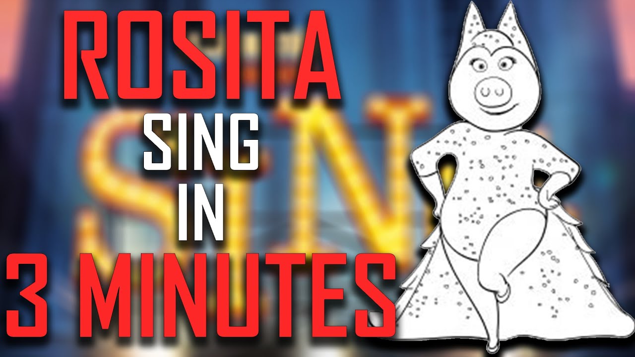 HOW TO DRAW Rosita of Sing 2 - YouTube