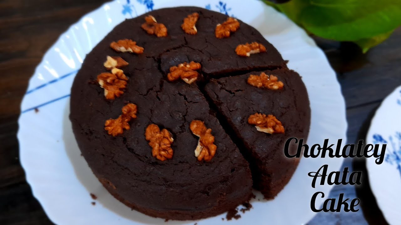 chocolatey aata cake || tea time cake recipe || - YouTube