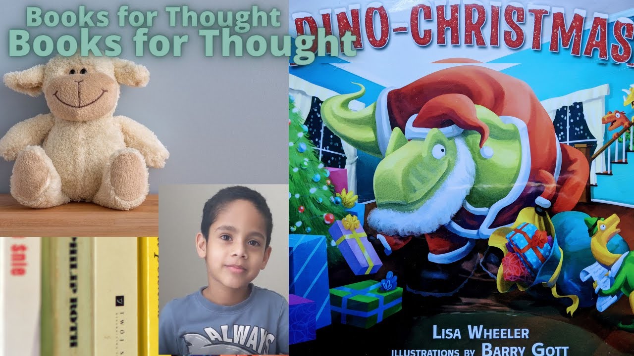 Dino Christmas by Lisa Wheeler - Kids books read aloud ! - YouTube
