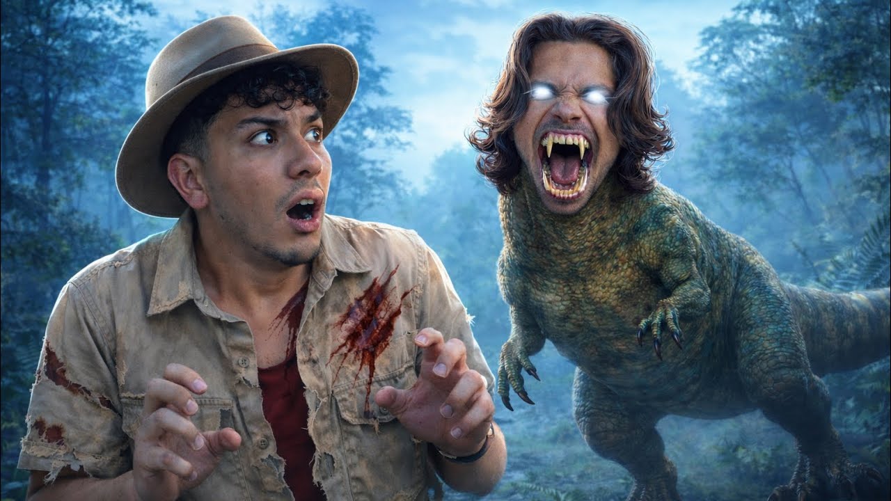 HE TURNED INTO AN EVIL DINOSAUR.. - YouTube