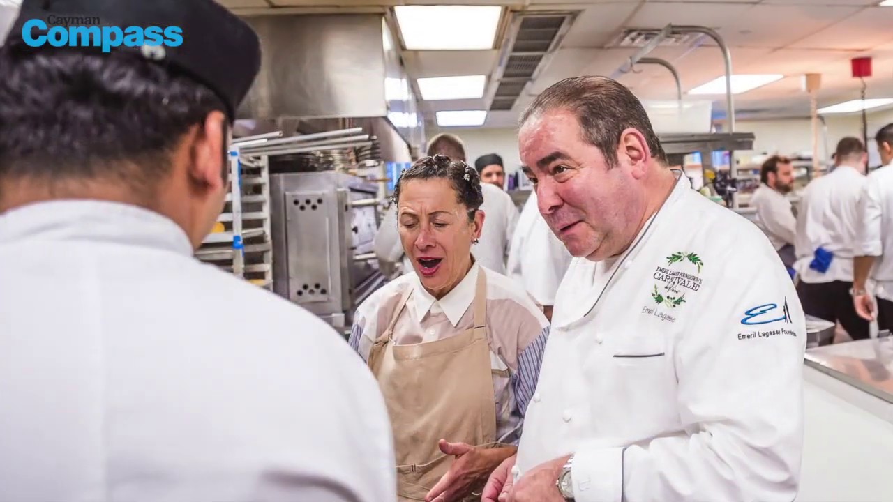 BAM! Emeril cooks up a storm at Andiamo - YouTube