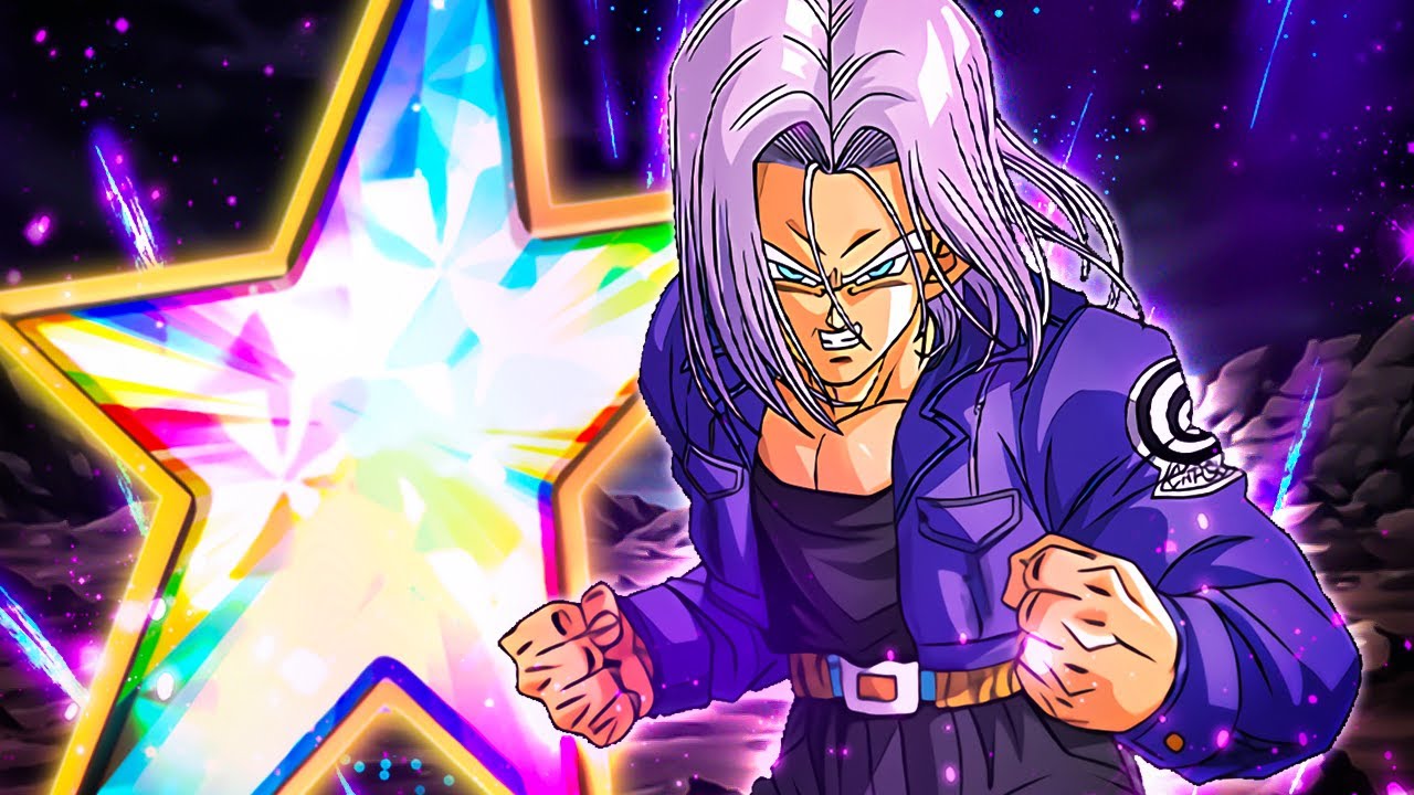 CRAZY GOOD EVEN AT SSR!? 100% RAINBOW STAR STR BASE TRUNKS! (DBZ ...