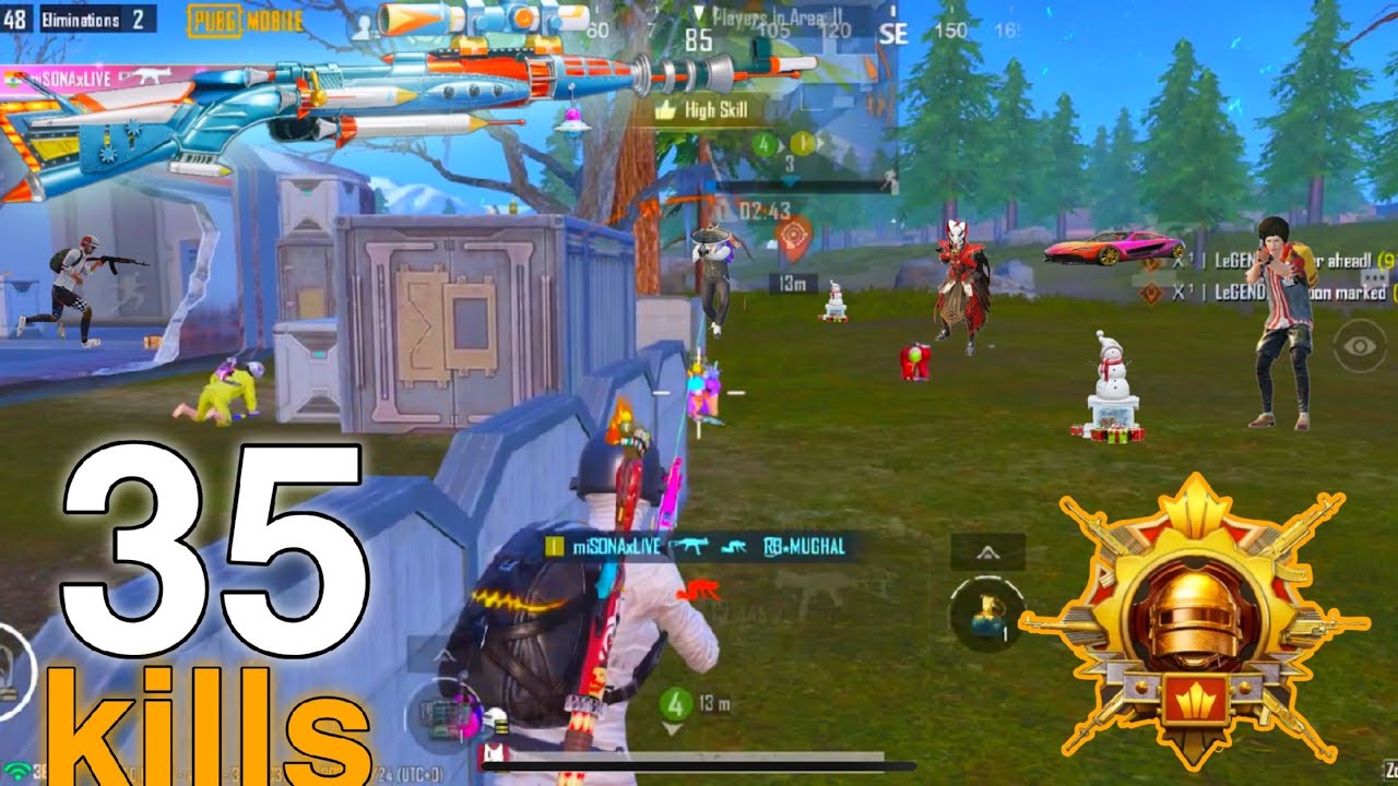 Wow 🔥new Best Aggressive Rush Gameplay 35kills In 2 Match Samsung A7 A8
