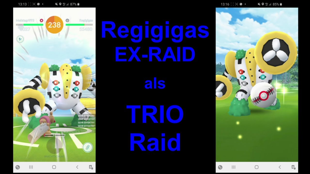Regigigas Ex Raid Trio gewinnen - Pokemon GO Deutsch 040 - Opas Lets ...