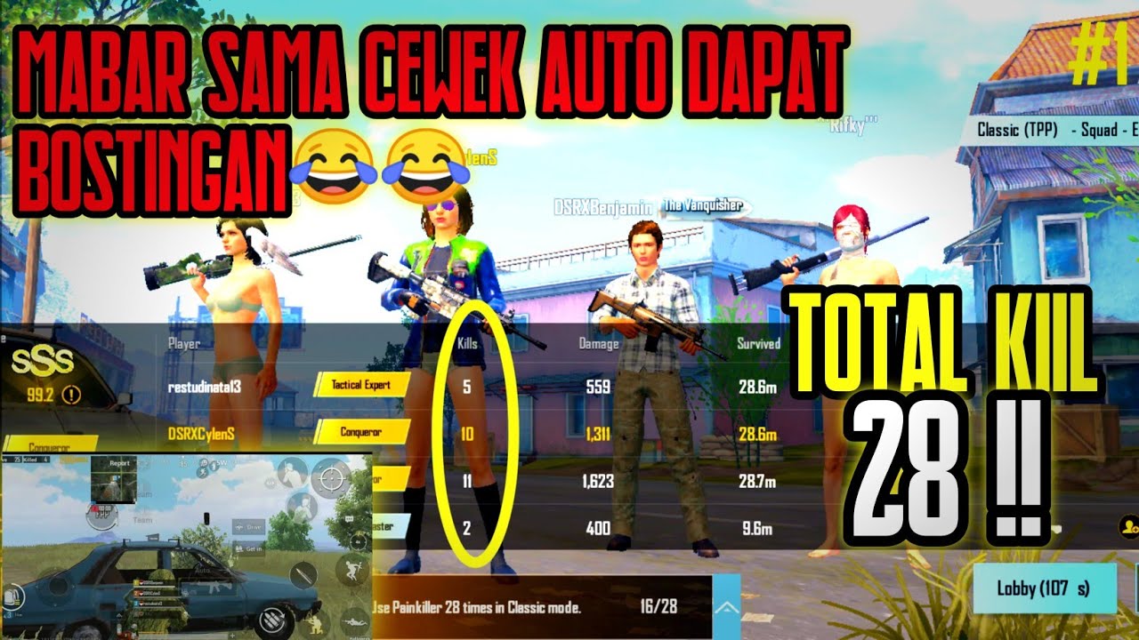 MABAR SAMA CEWEK !! AUTO RATAKAN ERANGEL+WWCD | GAMEPLAY SABUN - YouTube