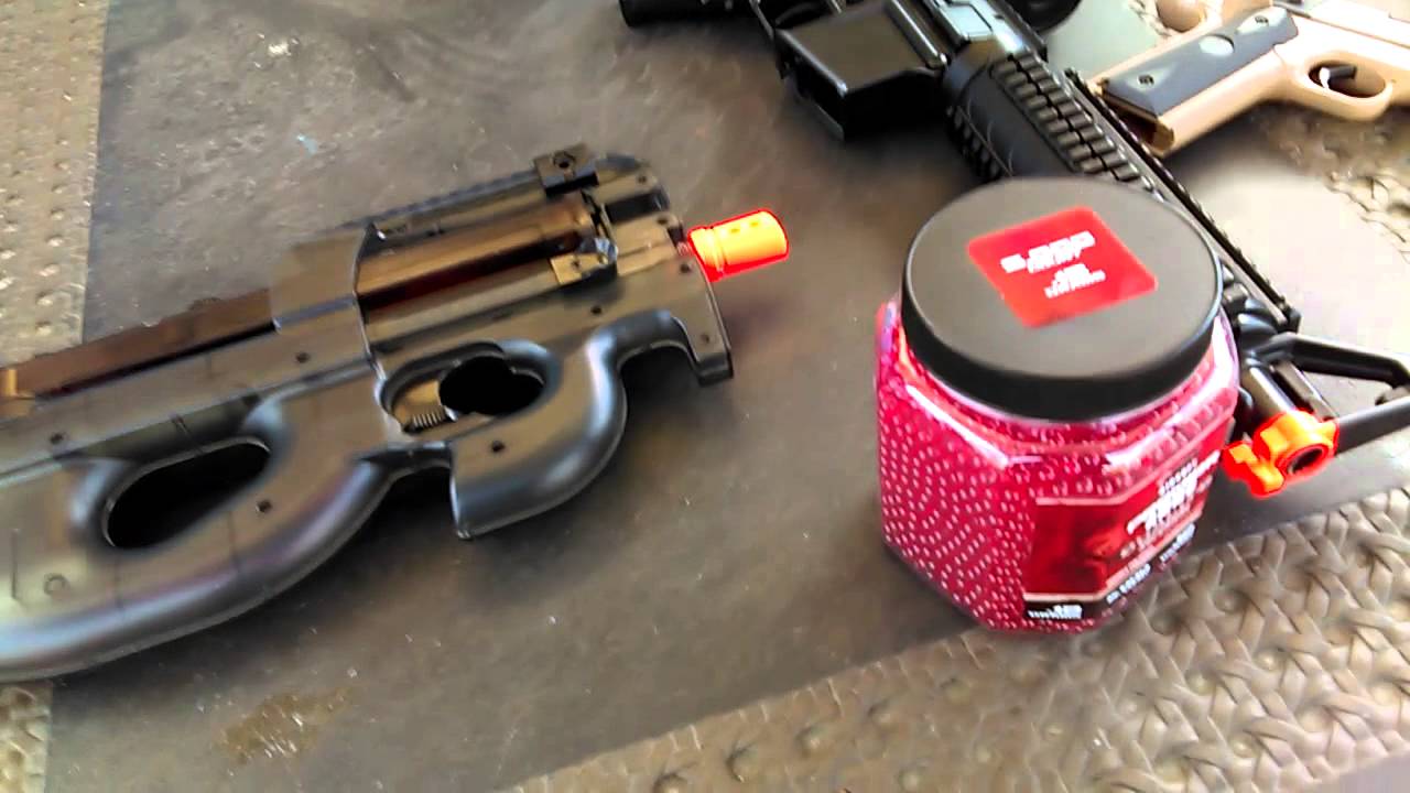 Review of the fn p90 with Lego brick24 - YouTube