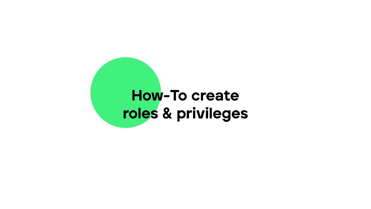 3 Create roles & privileges (penny software) - Necessary Clearance ...