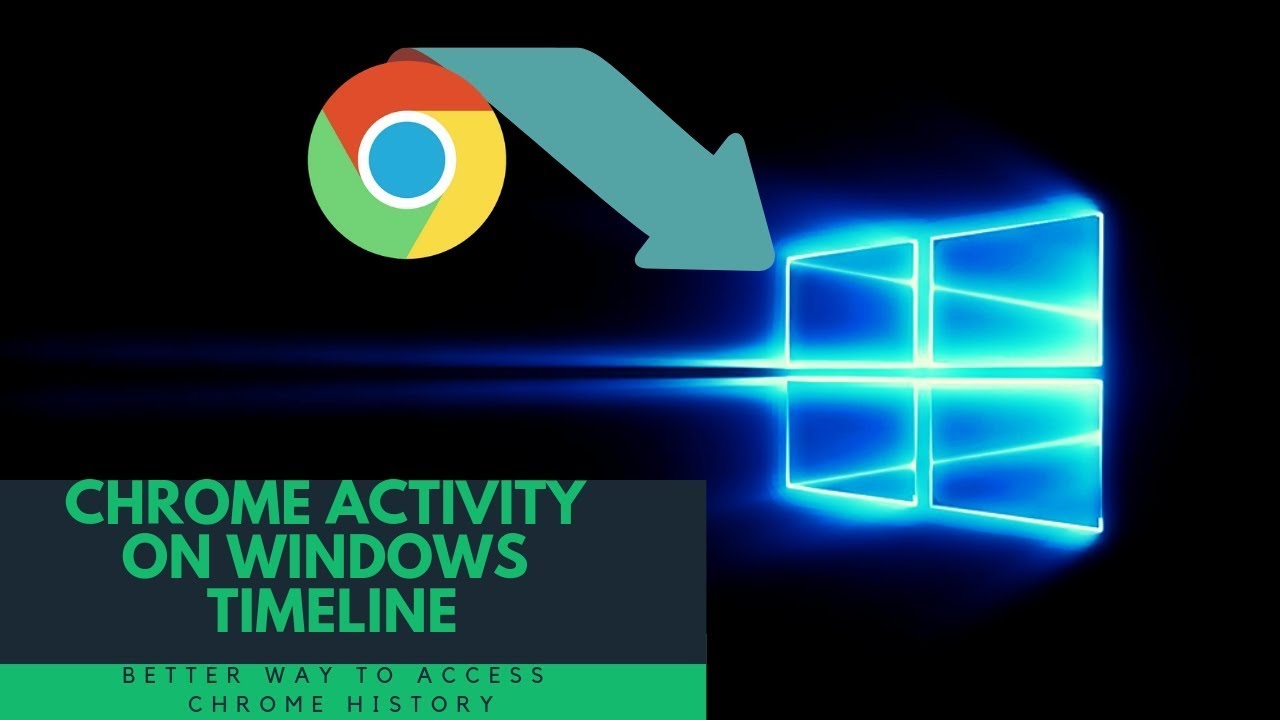 How To Access Chrome Activity On Windows Timeline - YouTube