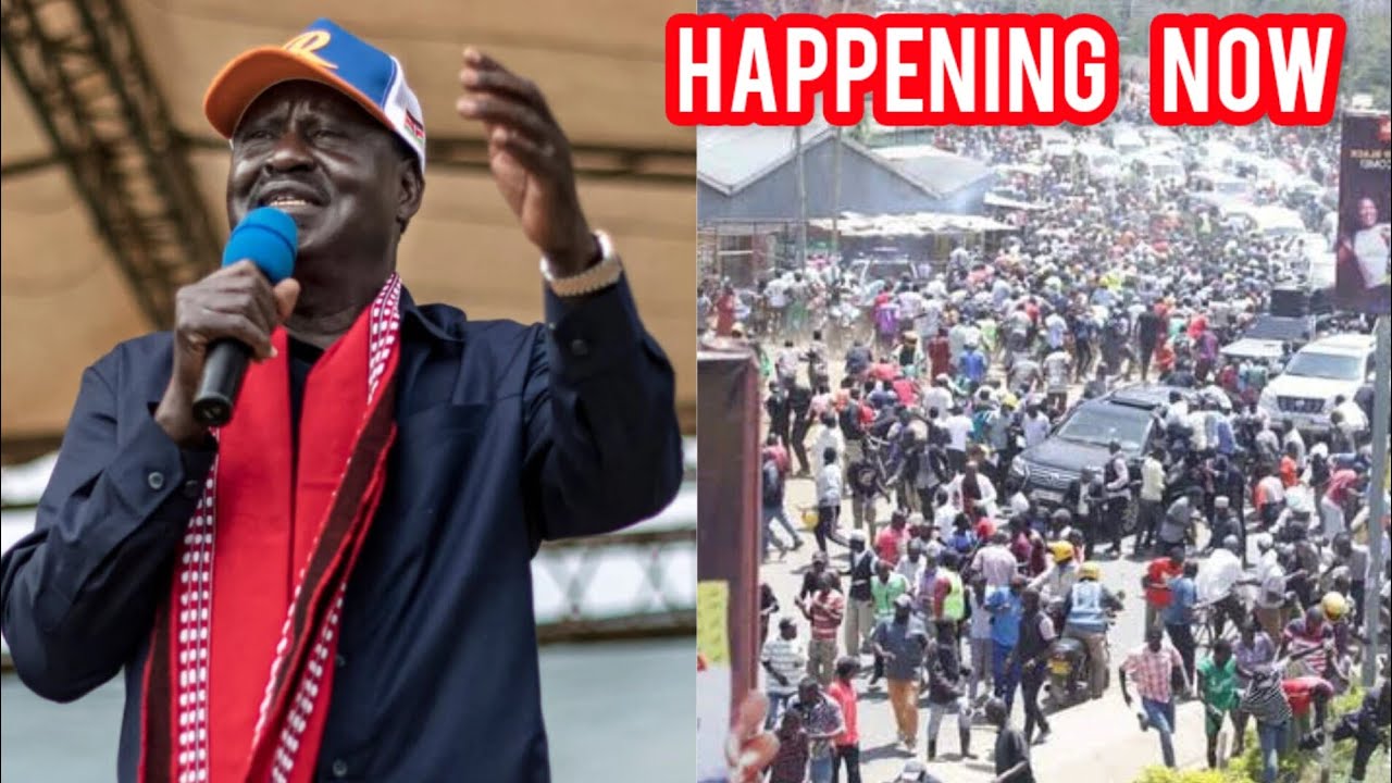Breaking news ! GOOD NEWS to KENYANS as RAILA makes major ANNOUNCEMENT ...
