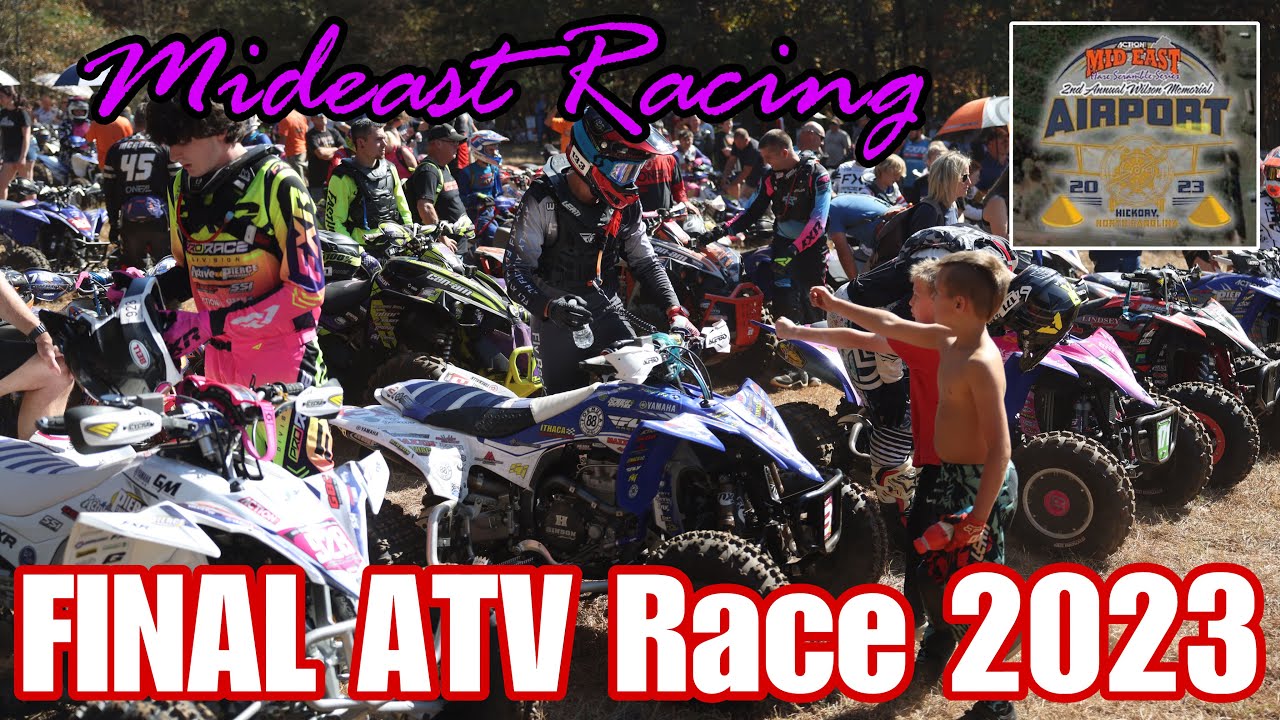 FINAL Mideast ATV Race of 2023- Airport in Hickory, NC - YouTube