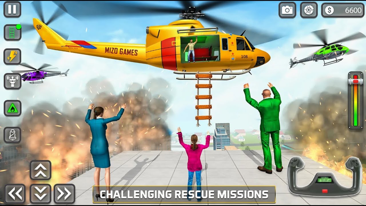 Helicopter Game Copter Rescue | Mizo Studio - YouTube
