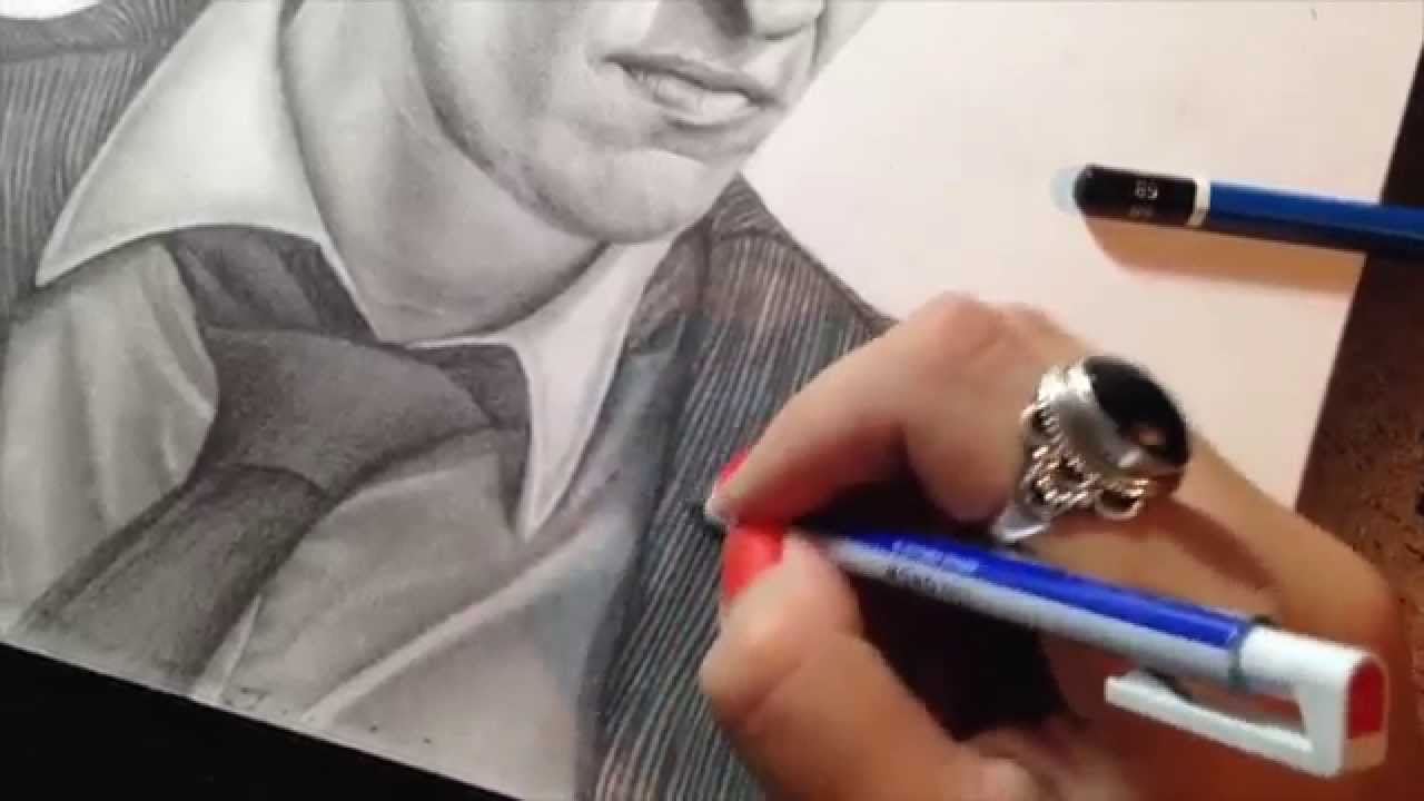 Drawing Clothing and Material (Rustin Cohle) - YouTube