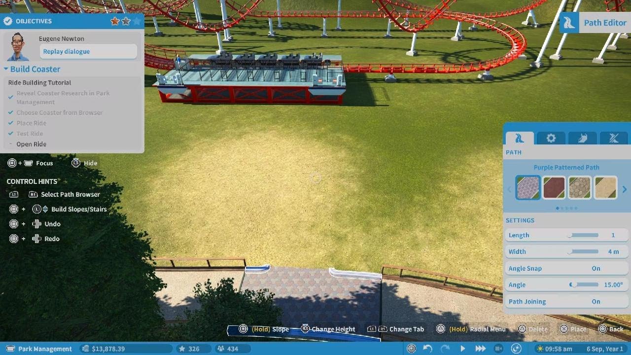 Connect Entrance To Path - Tutorial Career | Planet Coaster PS5 - YouTube