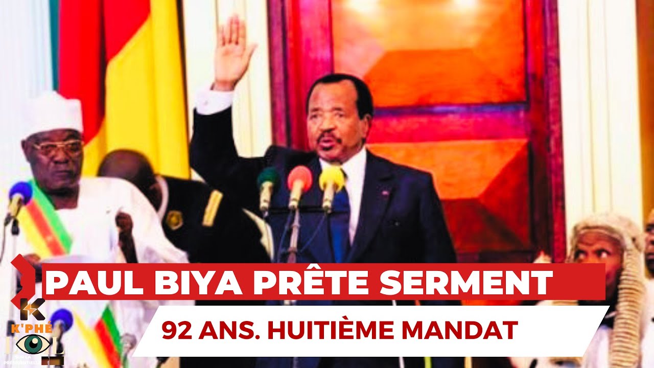 🔴 EN DIRECT : Paul Biya prête serment – Investiture 2025 | 8e mandat ...