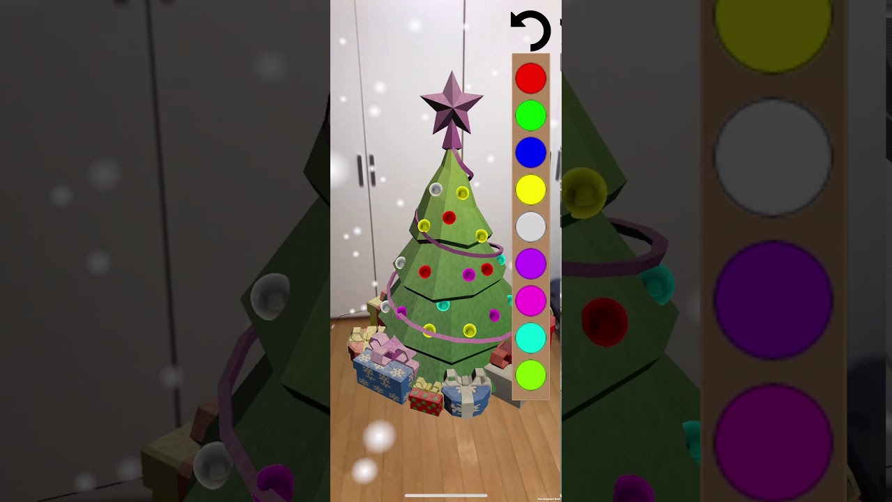 AR Christmas Tree made with Unity ARkit - YouTube