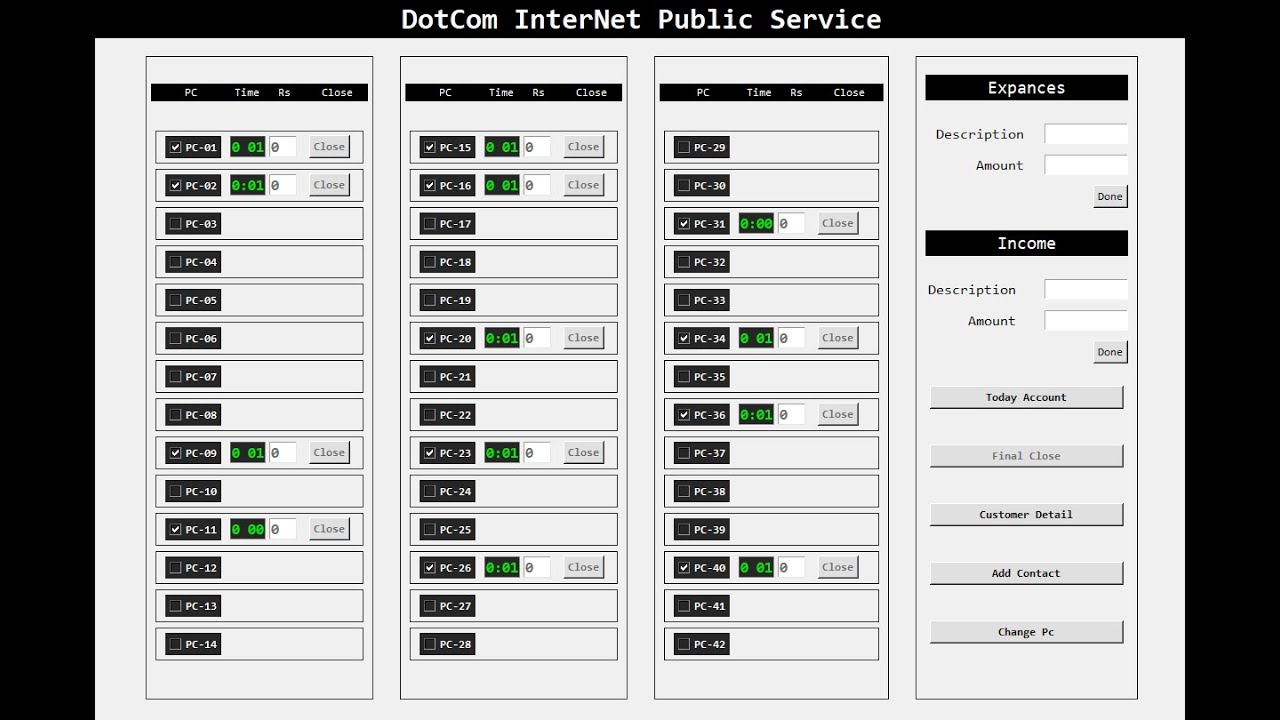 Internet Cafe Software | Timer | Management software | 2020 ...