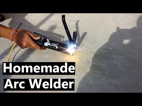 Homemade Arc Welder- Stick Welder using 2 MOT - YouTube