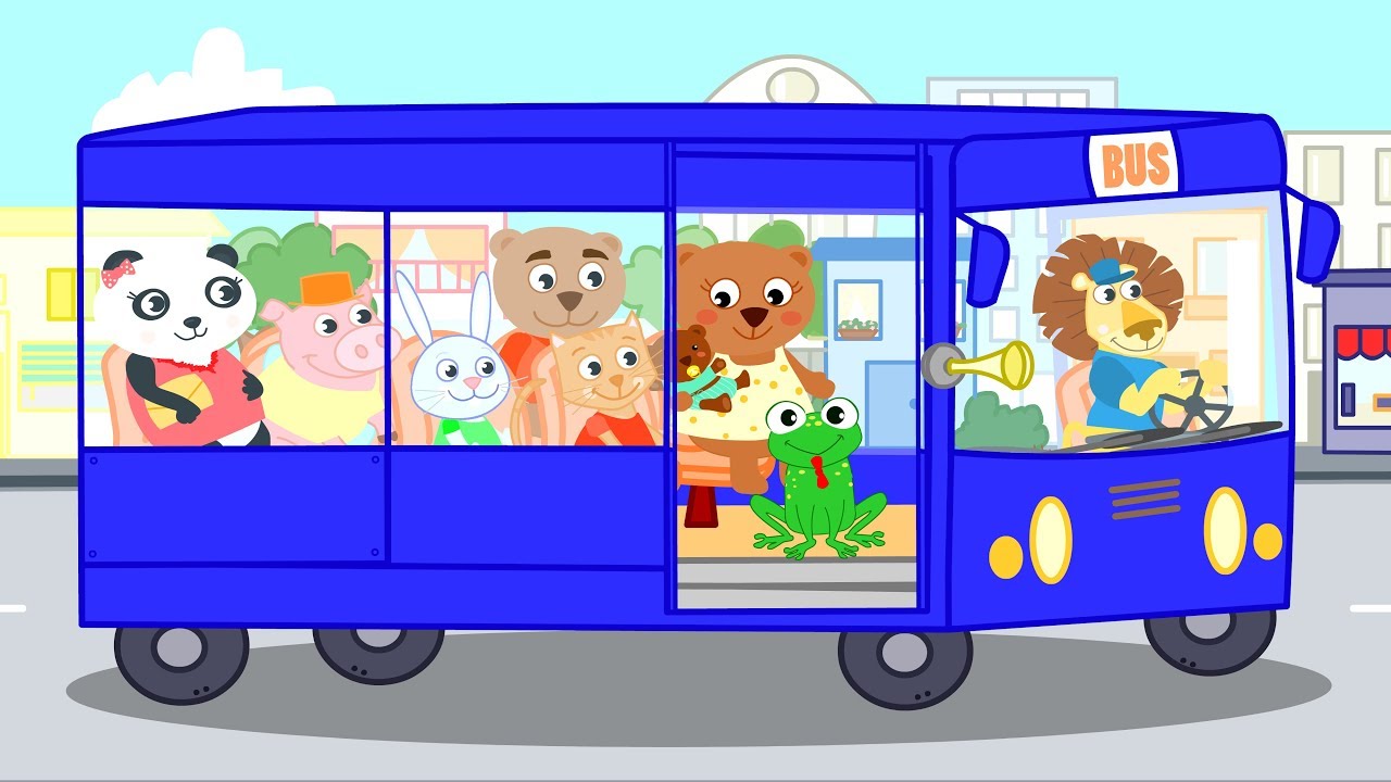 Wheels On The Bus Little Baby Song | Nursery Rhymes for Babies & Videos ...