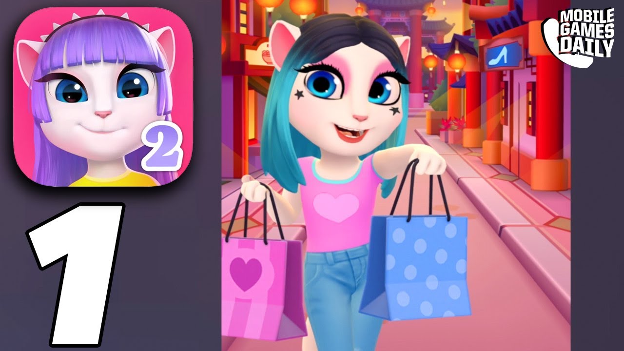 MY TALKING ANGELA 2 - Gameplay Walkthrough Part 1 (iOS, Android) - YouTube