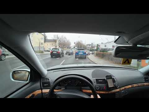 W211 POV Sürüş - Mercedes Benz W211 E220 CDI