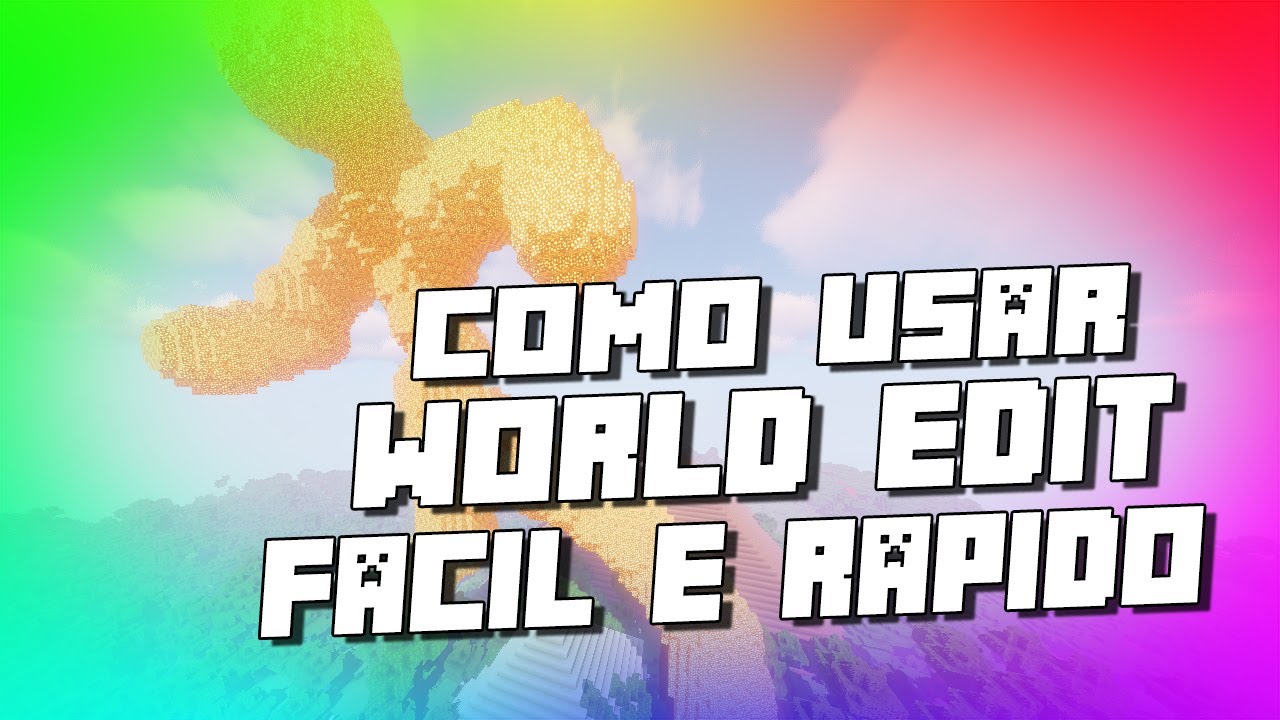 COMO USAR WORLD EDIT FÁCIL E RÁPIDO MINECRAFT PIRATA E ORIGINAL PC JAVA ...