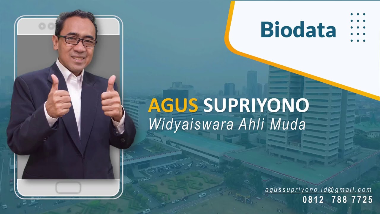 Agus Supriyono, Widyaiswara Pusdiklat Setjen DPR RI - YouTube