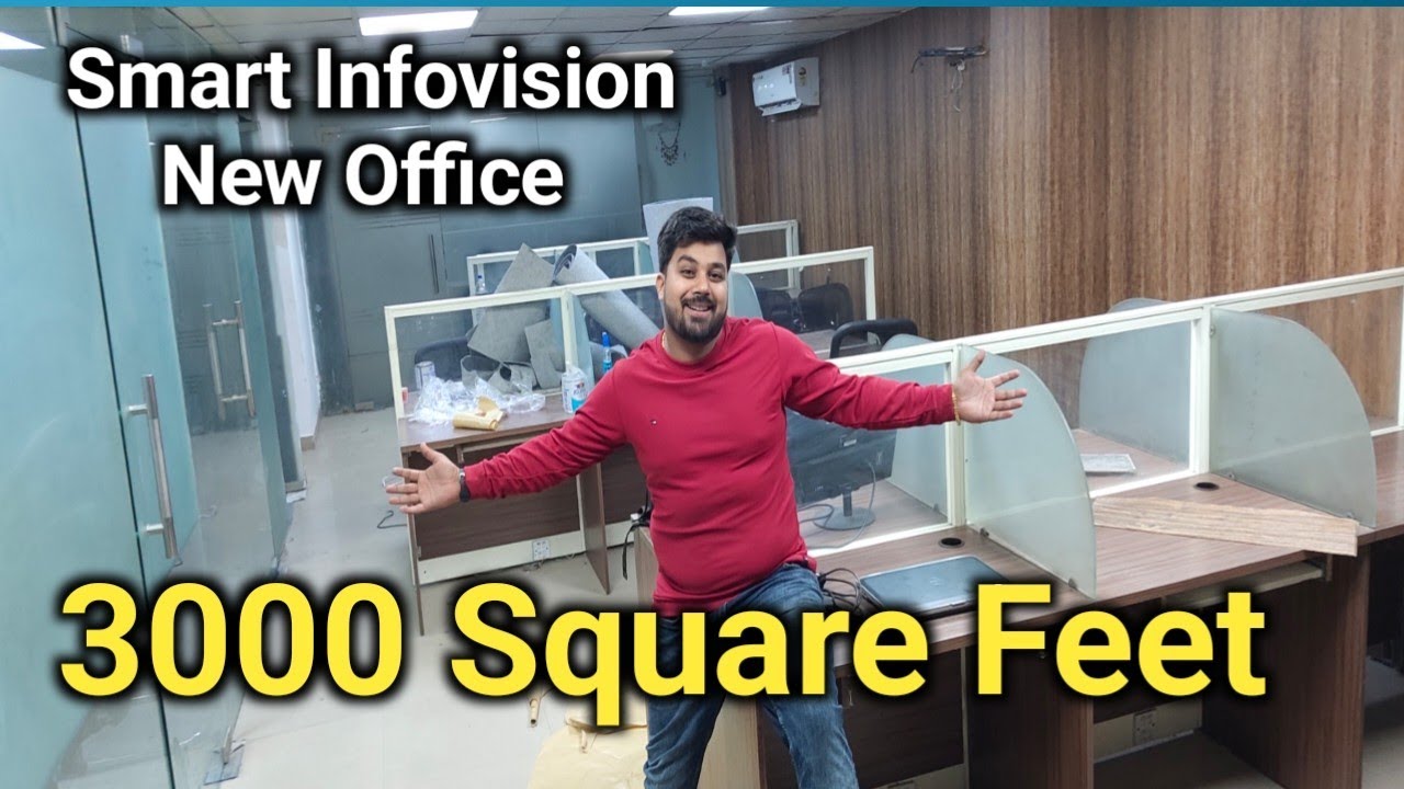 Smart Infovision New Office Vlog Noida I 3000 Square Feet I बहोत खर्चा ...