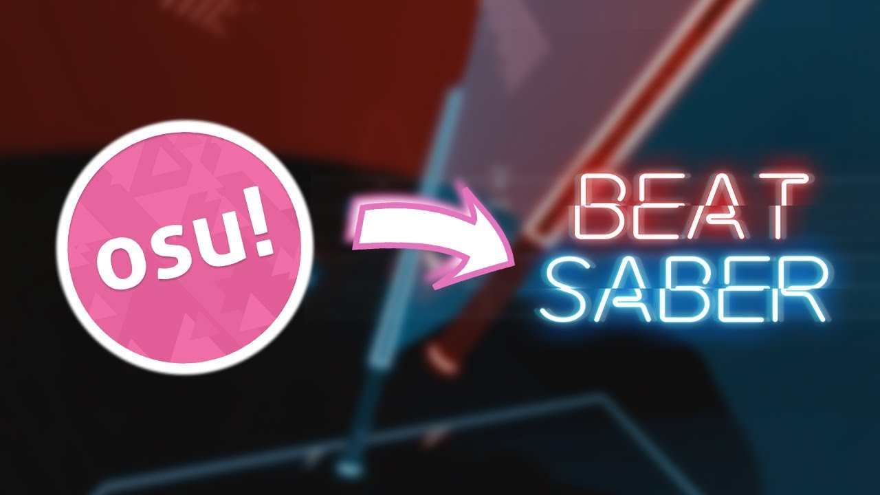 【VR】 osu! Player try Beat Saber - YouTube