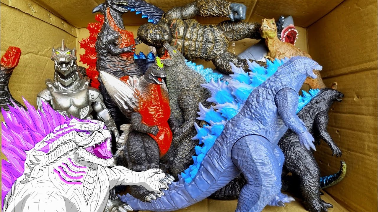 Godzilla vs Kong Toy/Godzilla Action Figure/Unboxing Godzilla Toy ...