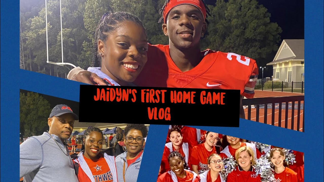 Jaidyn's First College Home Game Vlog - YouTube