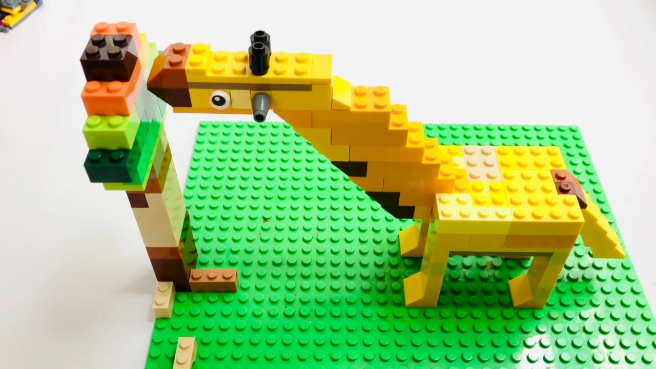 LEGO Giraffe Building Instructions for Kids | LEGO Classic | DIY | Lego ...
