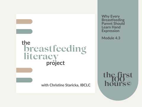 Why Every Breastfeeding Parent Should Learn Hand Expression