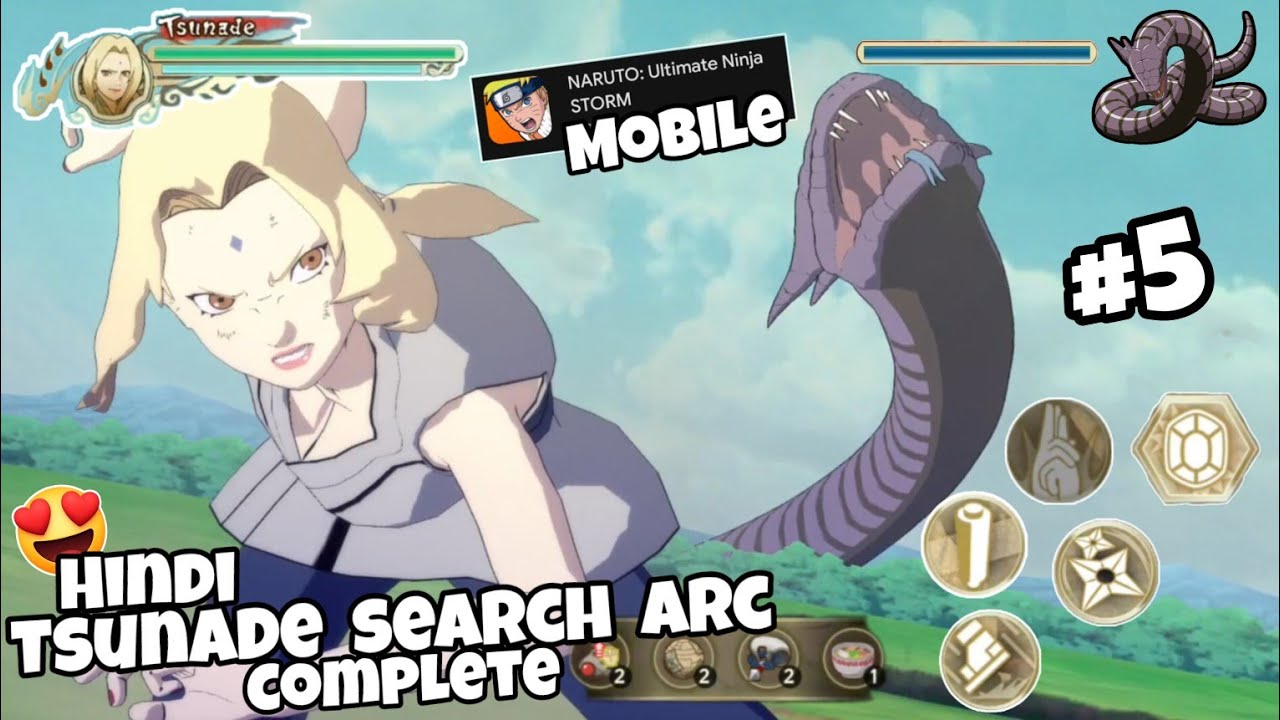 Tsunade Vs Manda 😱 Tsunade Search Arc | 😍 Naruto Ultimate Ninja Storm Mobile🔥 | HINDI - YouTube