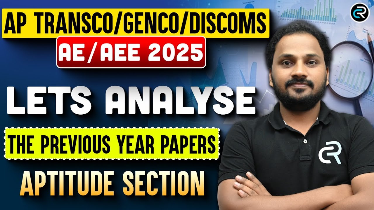 AP TRANSCO/GENCO AE/AEE PYP Aptitude Analysis | Best startegy to get 25 ...