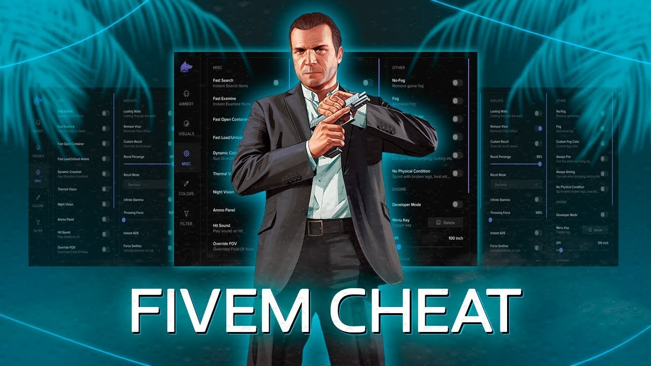 INSANE FiveM Cheat Menu for GTAV MODS with AIMBOT and Silent Aim Bypass ...