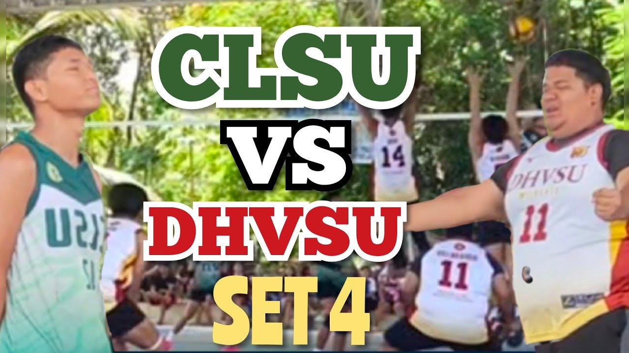 set 4 CLSU VS DHVSU| SCUAA III 2024 #foryou #volleyballl # ...