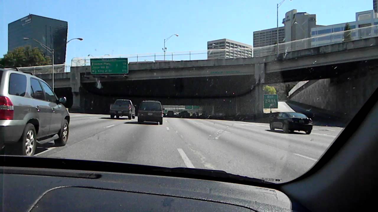 Drive Through Atlanta Ga (HD) - YouTube