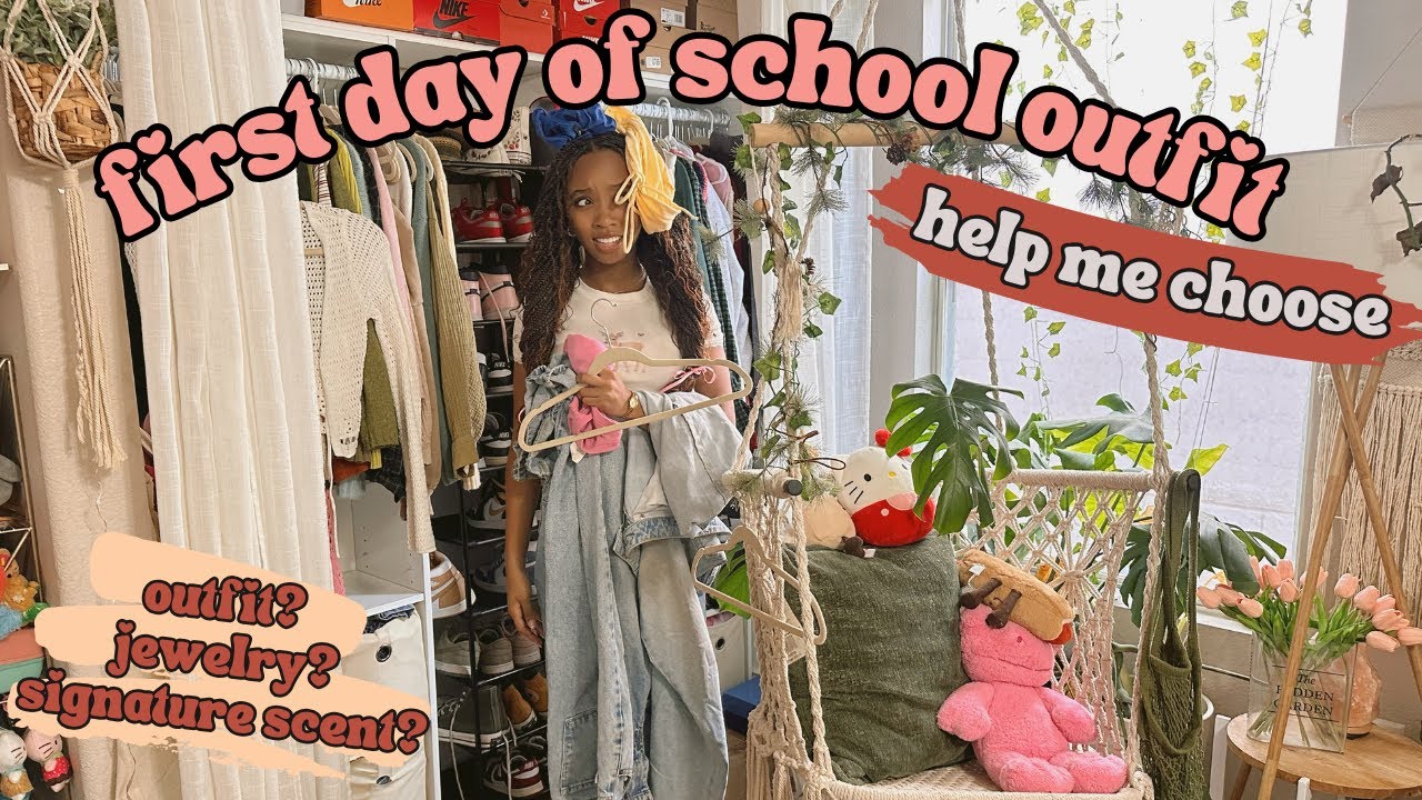 First Day of School Outfit / picking my junior year first day outfit ...