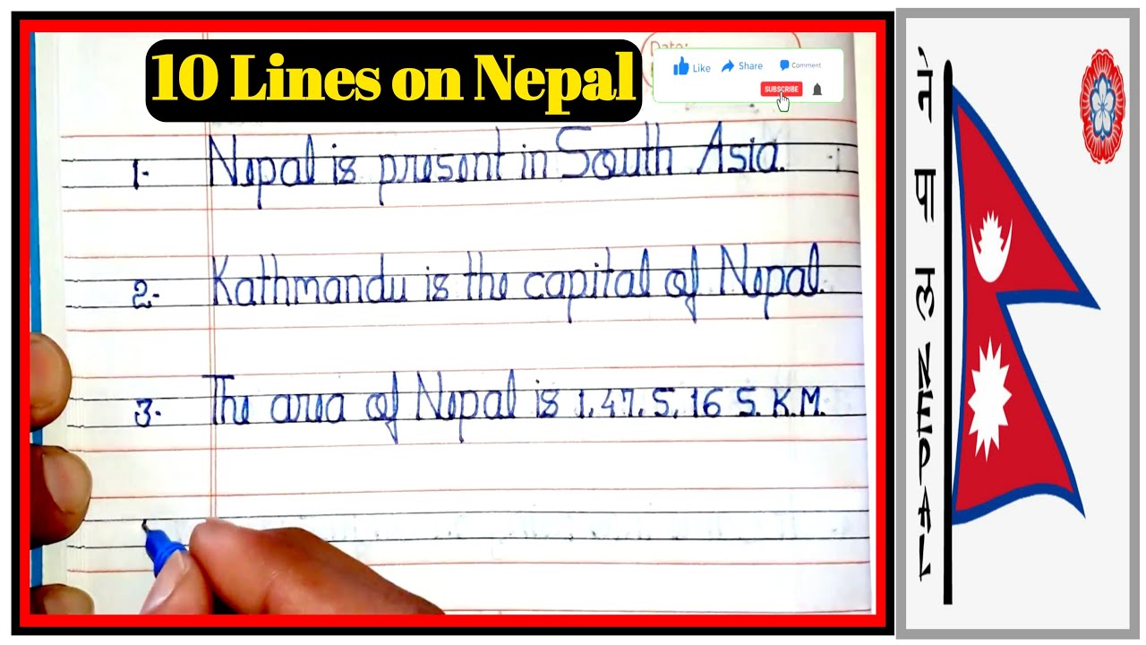 10 Lines on Nepal in English | Nepal par 10 Line ka Nibandh | Essay on ...
