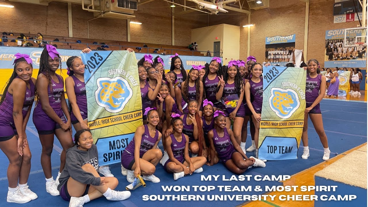 MY LAST CHEER CAMP 🥲| WE WON TOP TEAM 💜🤍 - YouTube