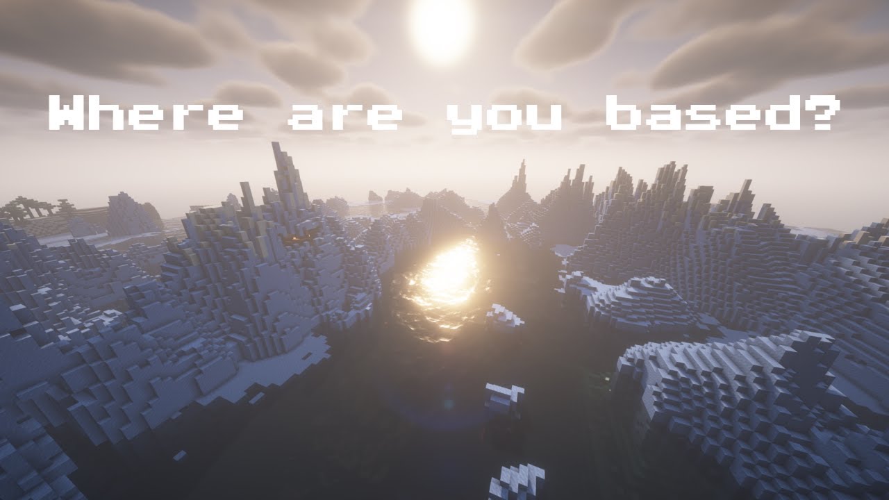 【SEKAI...】Created a single-person base in the iceberg.【minecraft】 - YouTube