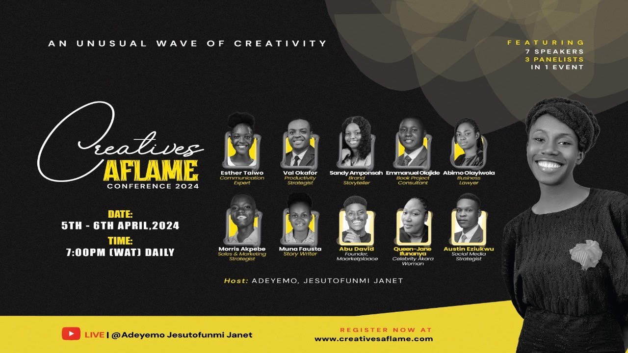 Creatives Aflame, 2024 - DAY 1 - YouTube