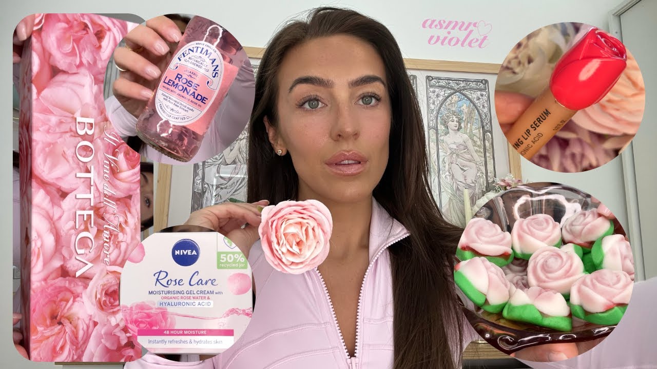 ASMR Showering You With Roses 🌹🌷🌸 - YouTube