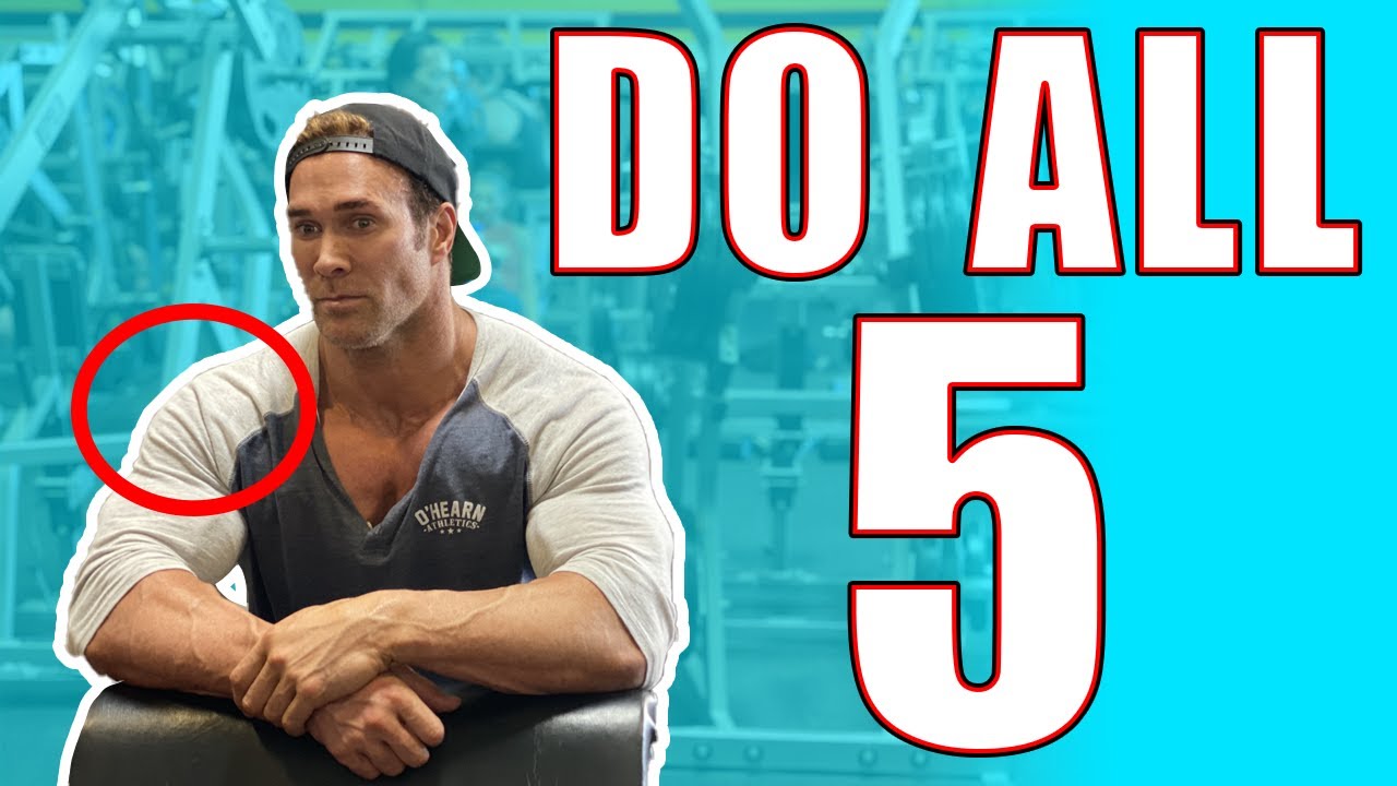 5 Shoulder Exercises For Bigger Delts - YouTube